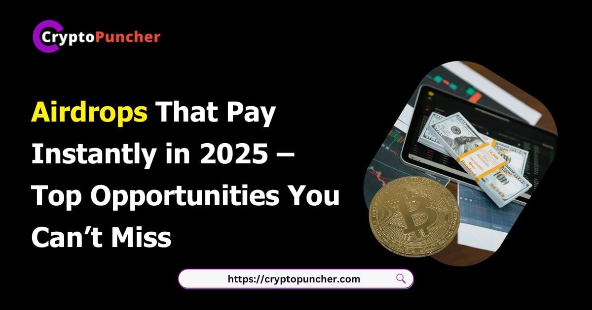 Airdrops That Pay Instantly in 2025 – Top Opportunities You Can’t Miss